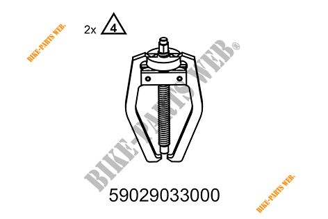 OUTILLAGE SPECIFIQUE (MOTEUR) pour KTM 690 SUPERMOTO R de 2008 # KTM ...